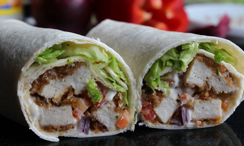 Southern Fried Chicken Wrap Recipe - All Sandwiches Southern Fried Chicken Wrap Recipe - All Sandwiches